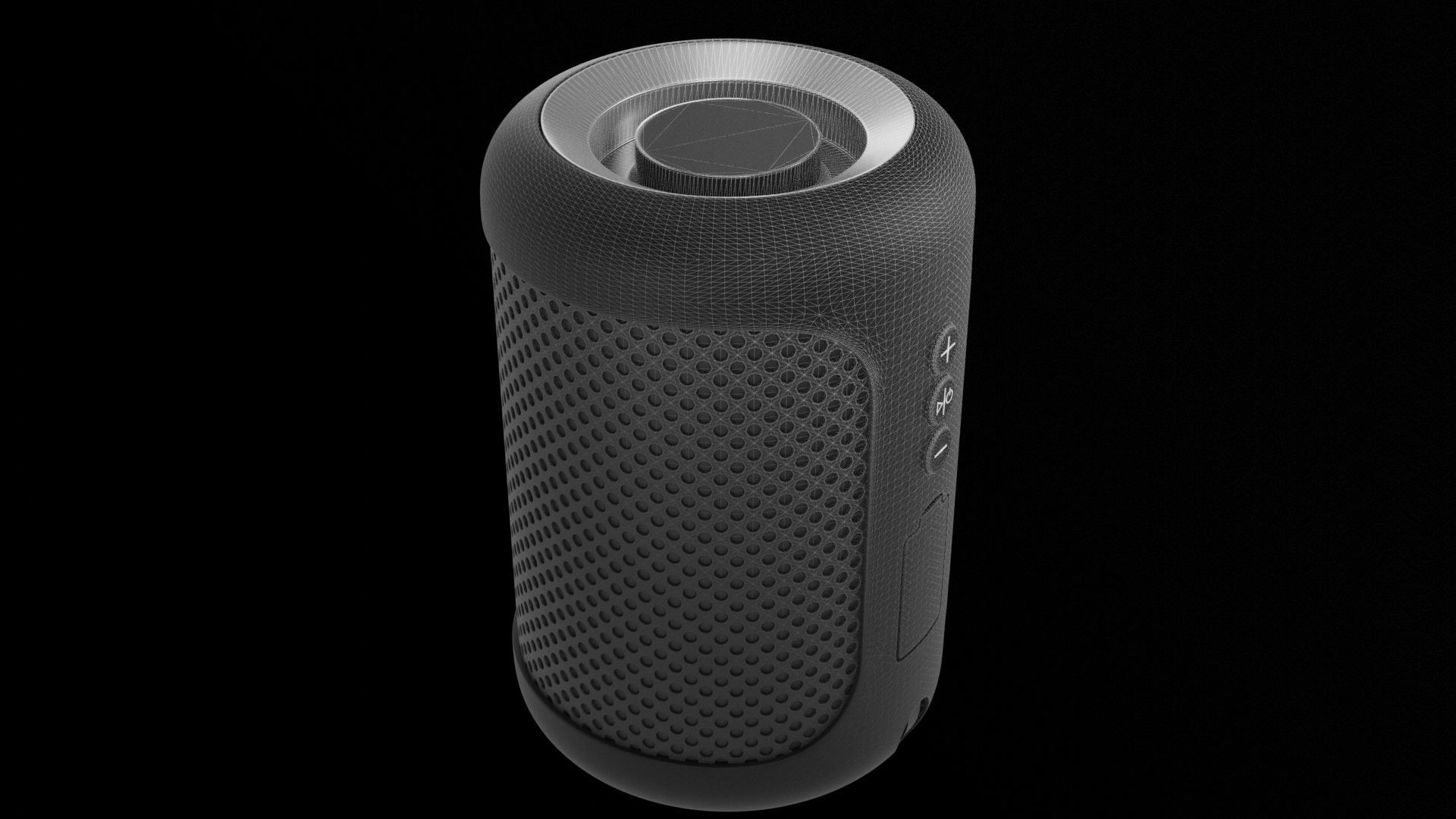 Cylinder Speaker 3D model | CGTrader