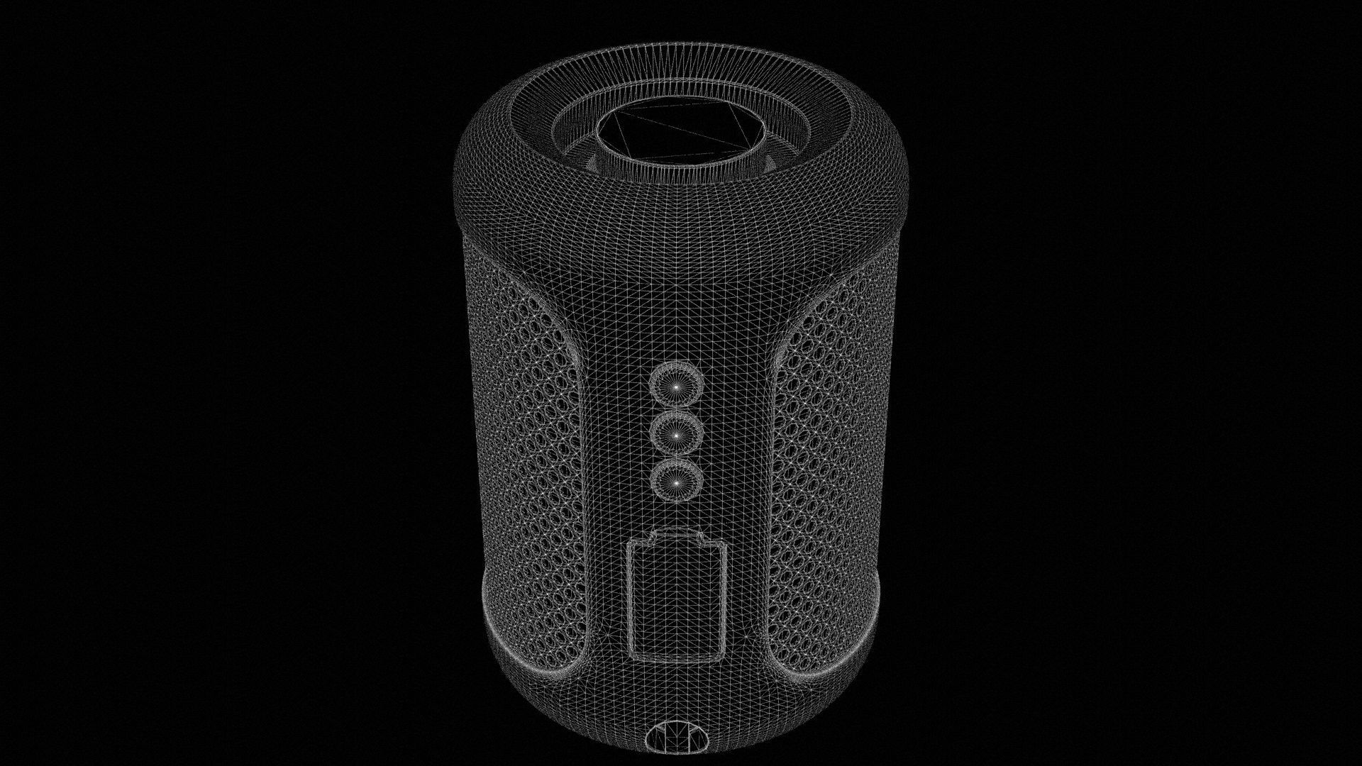Cylinder Speaker 3D model | CGTrader