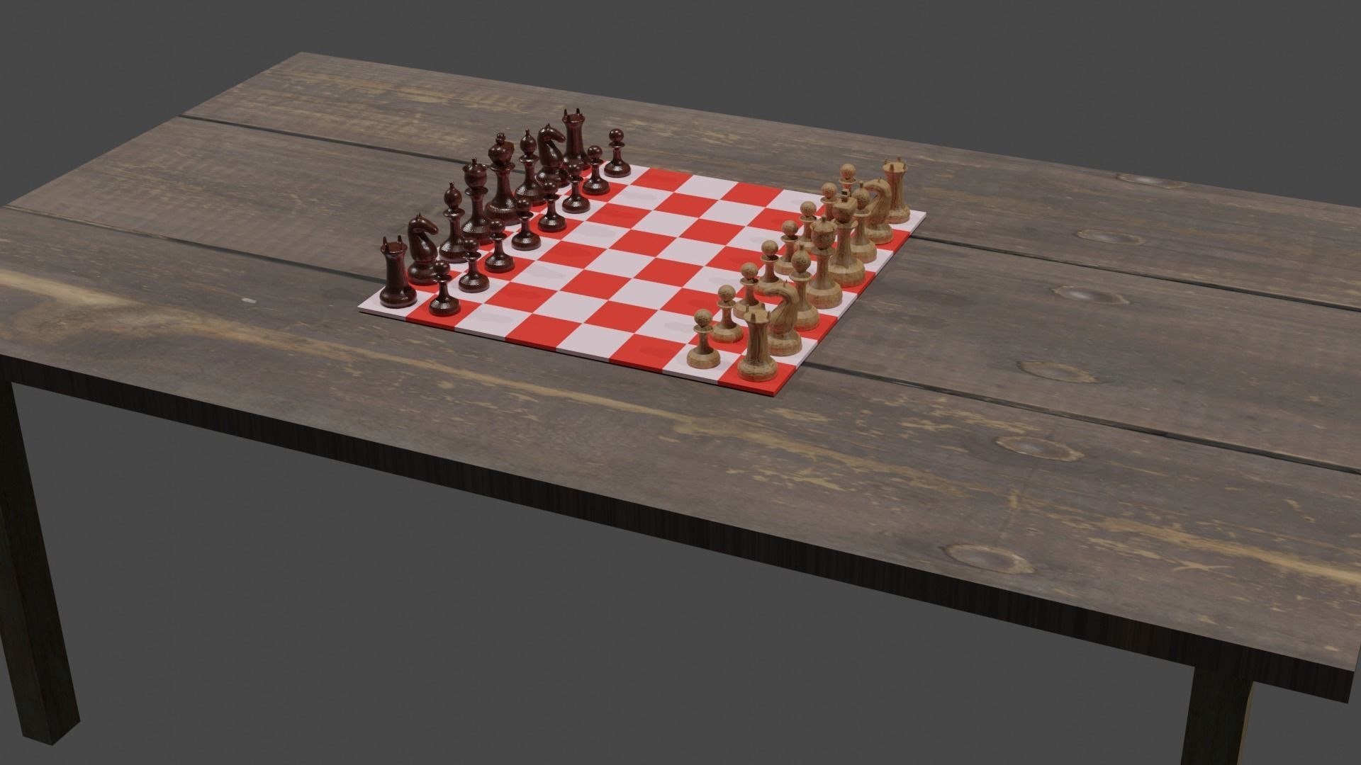 Chess Board Game 3D model animated | CGTrader