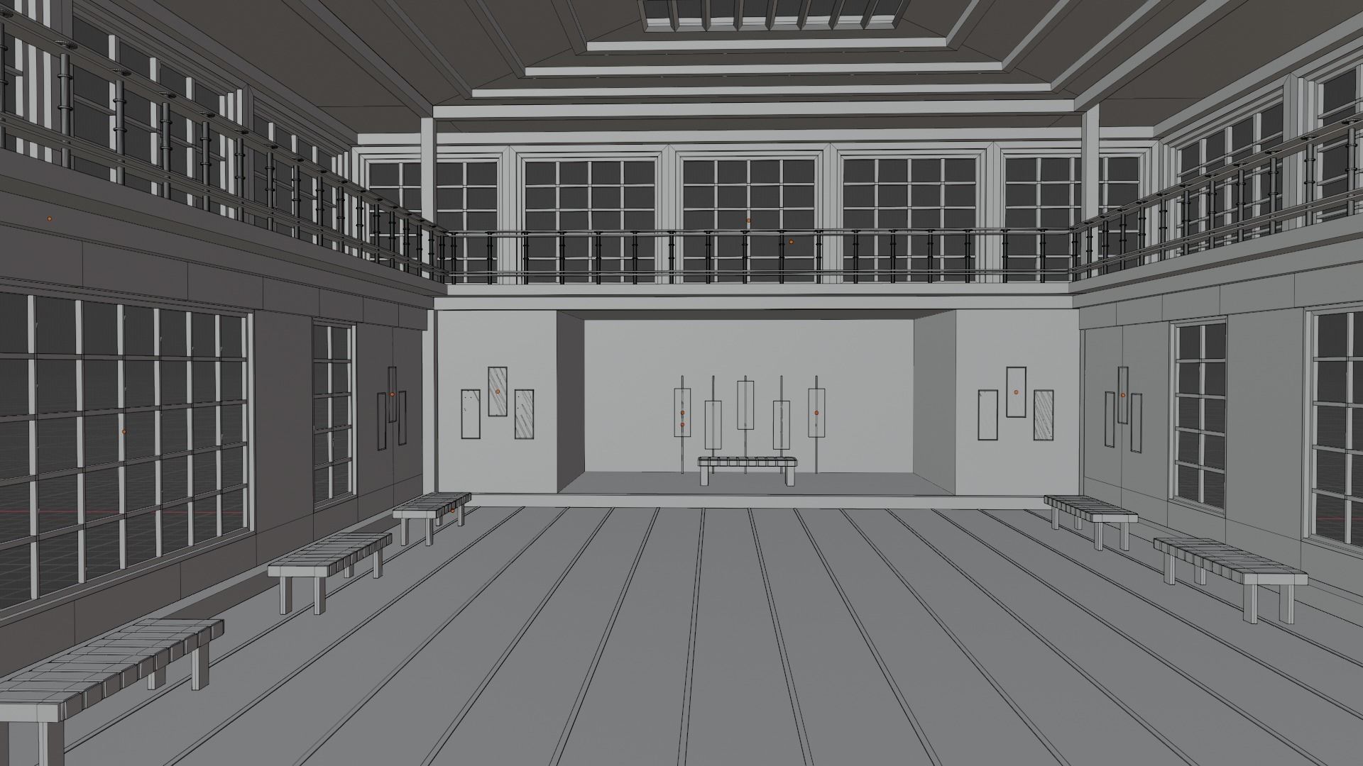 3D model Japanese Dojo VR / AR / low-poly | CGTrader