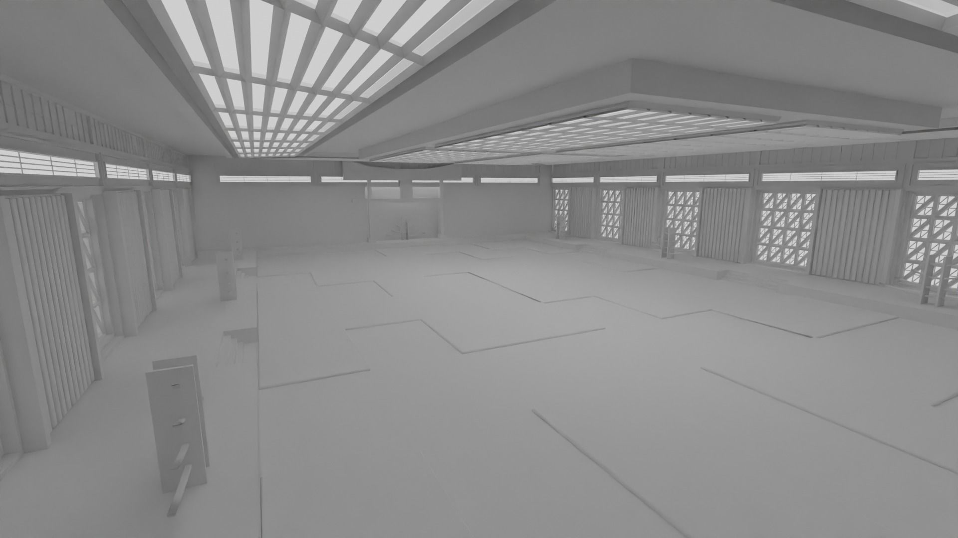 3D model Dojo Fighting Hall VR / AR / low-poly | CGTrader