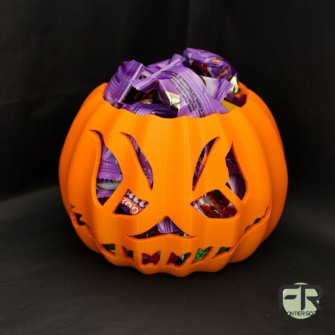 HALLOWEEN PUMPKIN CANDY VASE 3D model 3D printable | CGTrader
