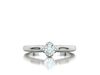 30 pointer Solitaire Promise Ring 4prong design Engagement Ring 3D ...