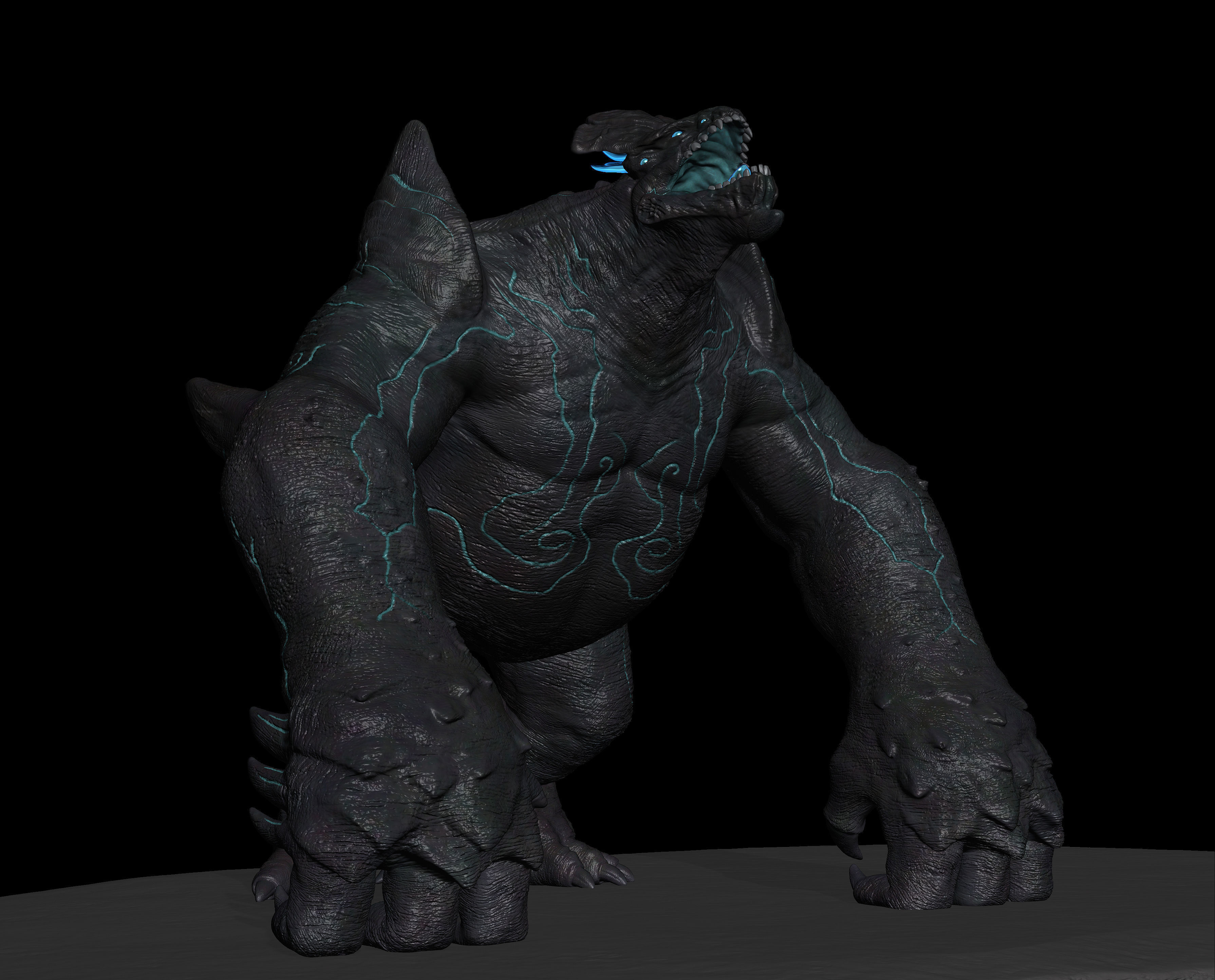 Leatherback Kaiju 3d model 3D model | CGTrader