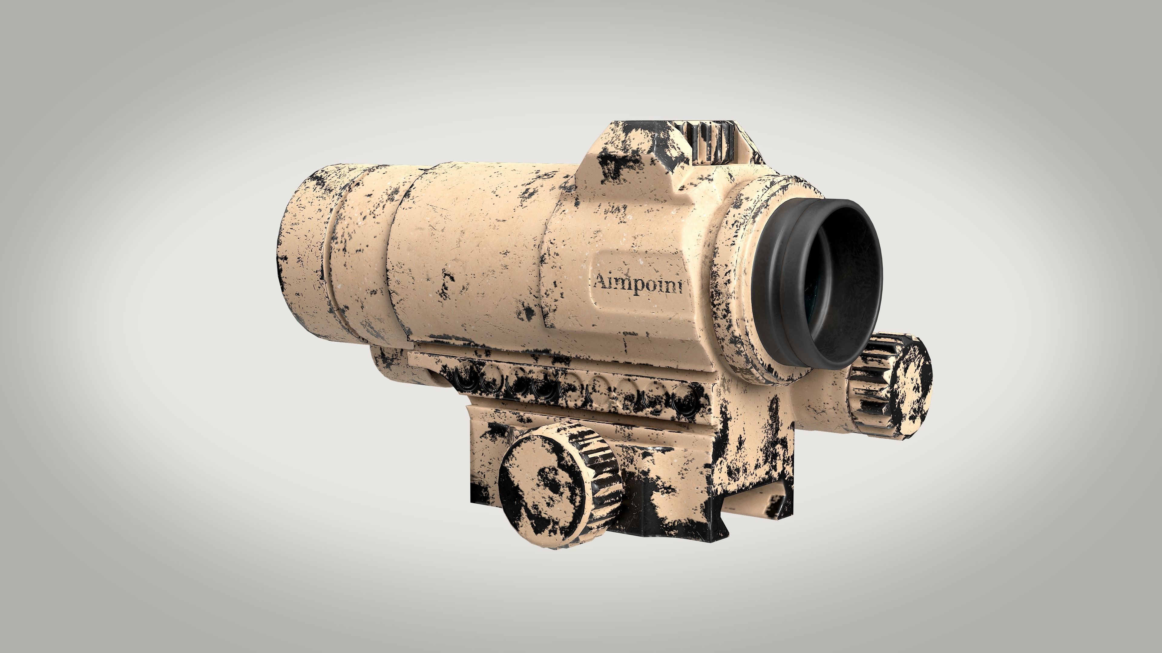 3D model Tactical Scope Two Texture sets VR / AR / low-poly | CGTrader