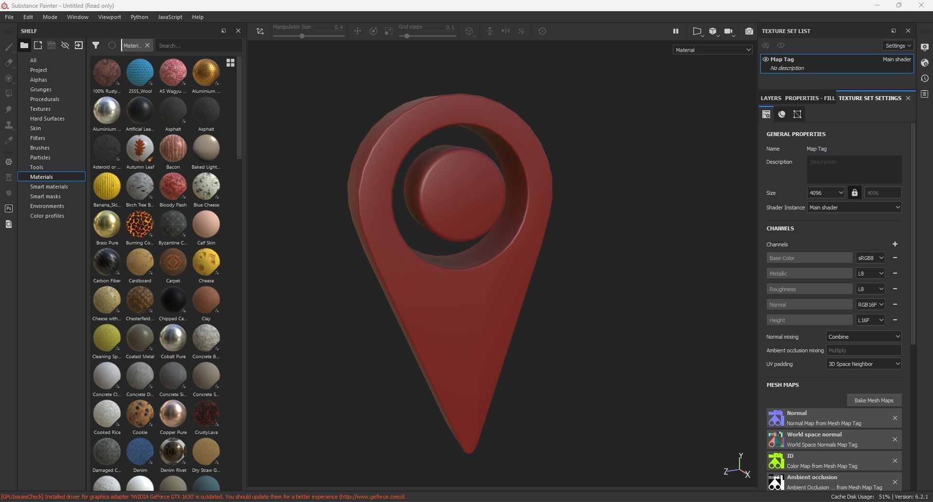 3D model Map Tag VR / AR / low-poly | CGTrader
