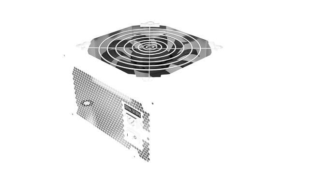 White Power Supply Unit 3D model | CGTrader
