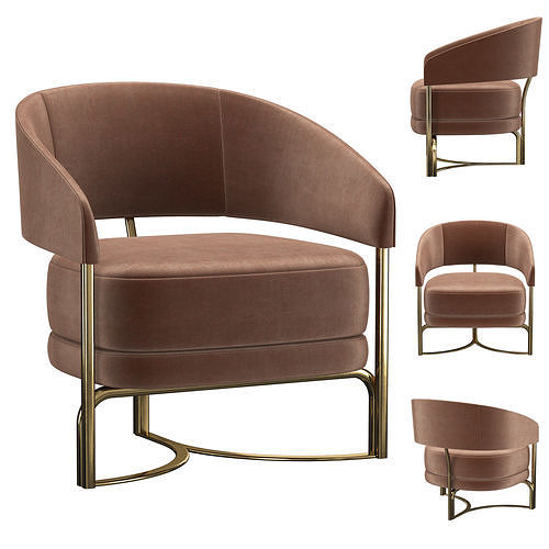 DISCO ARMCHAIR 3D model | CGTrader