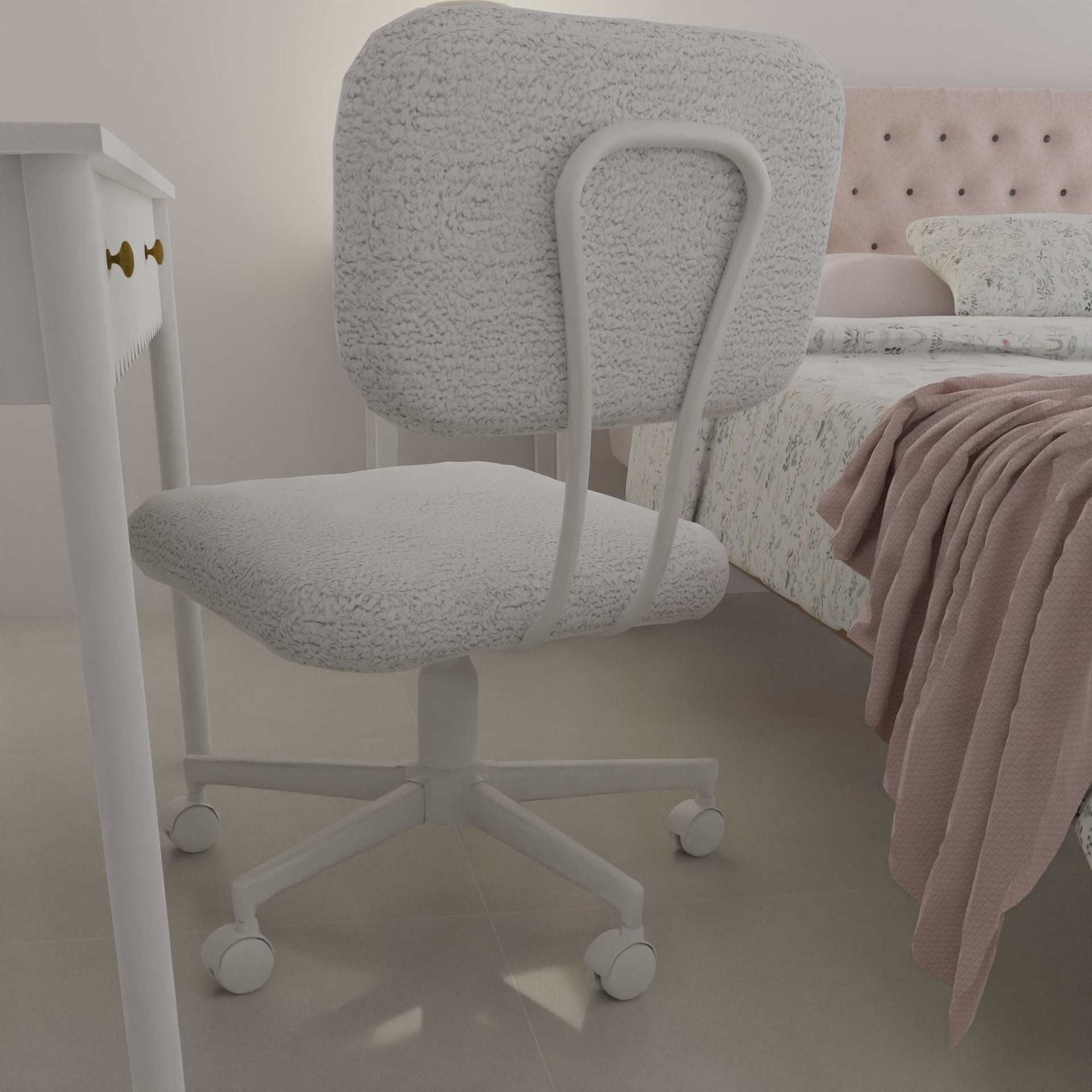 Desk Chair MOCKA Bobby 3D model | CGTrader