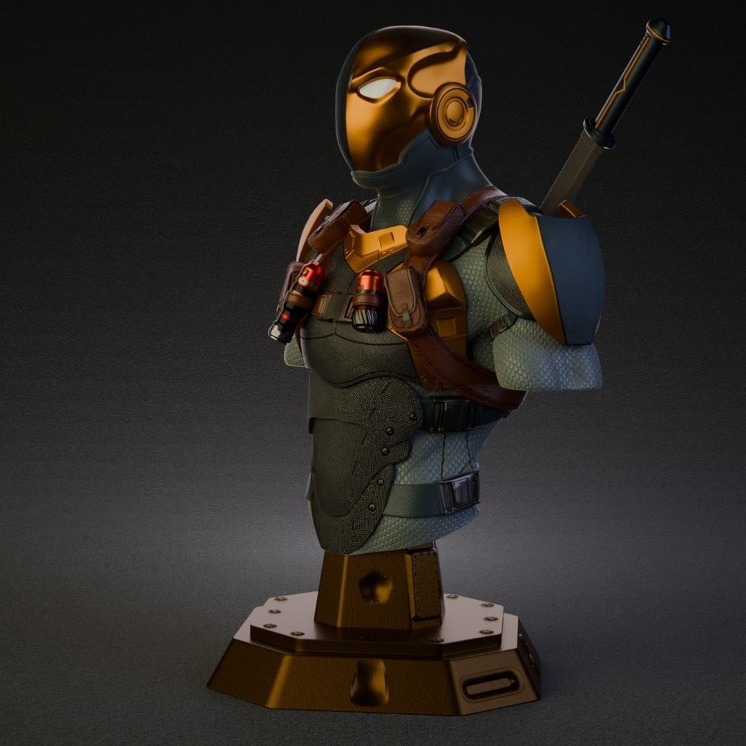 Deathstroke Bust 3D model 3D printable | CGTrader