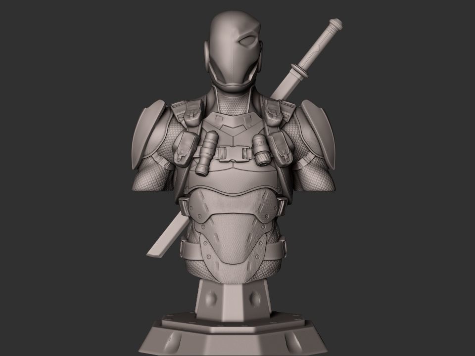 Deathstroke Bust 3D model 3D printable | CGTrader