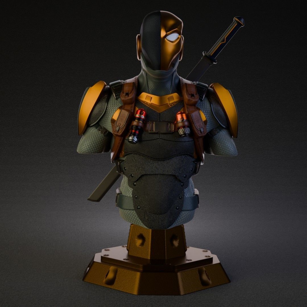 Deathstroke Bust 3D model 3D printable | CGTrader