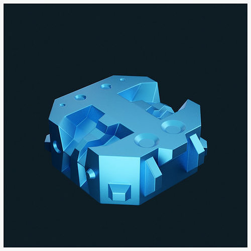 Sci fi Object 1 3D model 3D printable | CGTrader