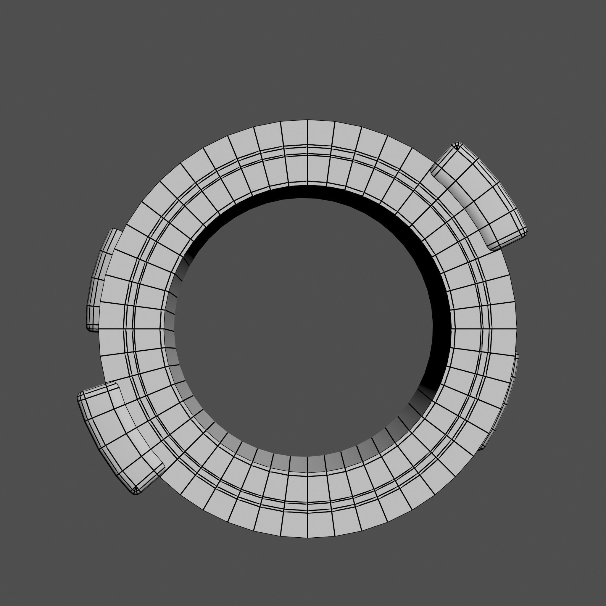 Adapter GP Bogdanova type diameter 41-45 mm 3D model | CGTrader