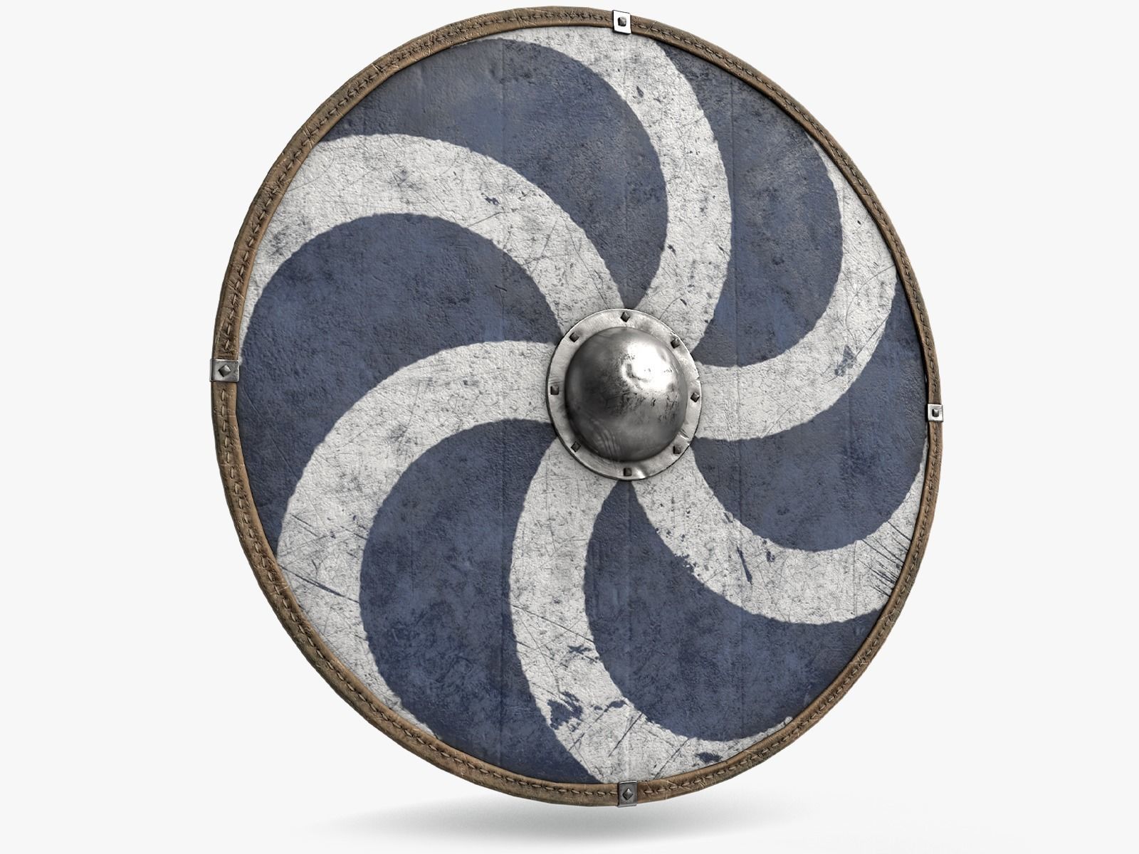3D model Round Viking Shield VR / AR / low-poly | CGTrader