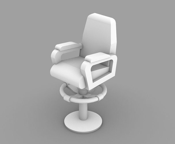 Naval Captain Chair 3D model 3D printable | CGTrader