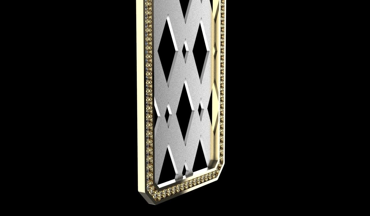 Diamond Soldier Pendant 3D model 3D printable | CGTrader