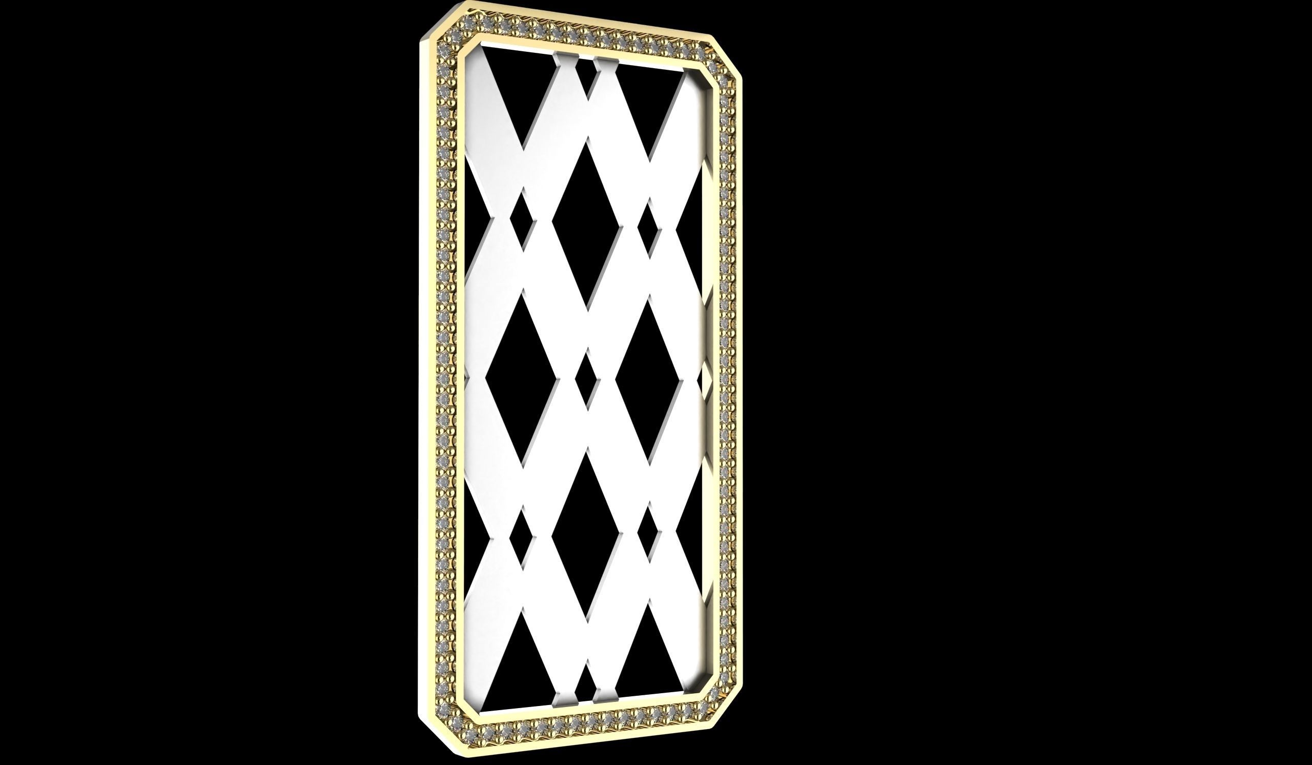 Diamond Soldier Pendant 3D model 3D printable | CGTrader