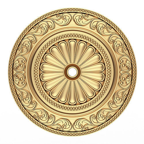 3D model Ceiling Rosette 01 VR / AR / low-poly | CGTrader