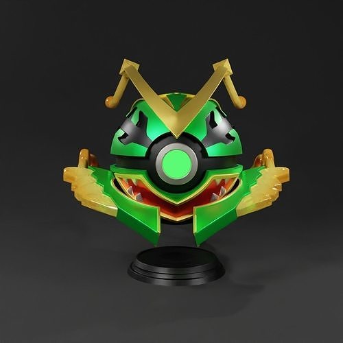 Mega Rayquaza - Ready for 3D Printing 3D model 3D printable | CGTrader