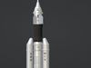 3D model ISRO Human Rated LVM3 Rocket 3d Model VR / AR / low-poly ...
