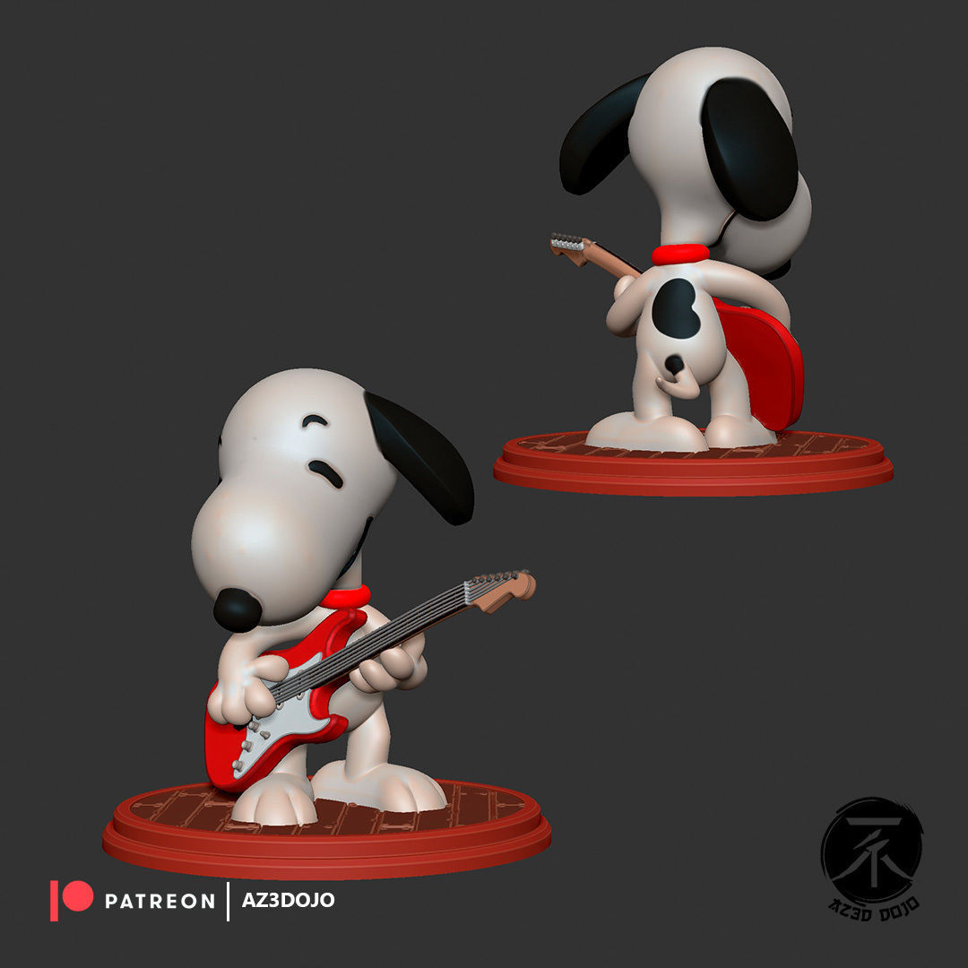 Snoopy for 3D Printing 3D model 3D printable | CGTrader