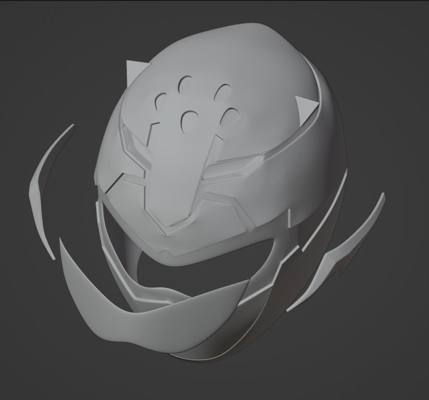 Tokumei Sentai Go-Buster Red Buster cosplay helmet STL file 3D model 3D printable | CGTrader