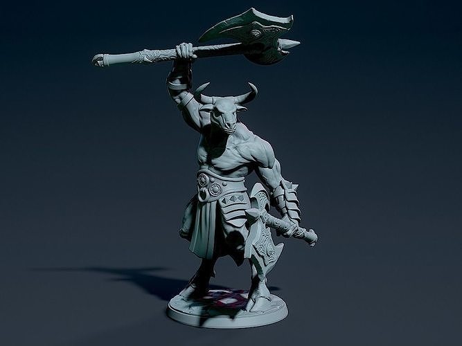 Minotaurs 3D model 3D printable | CGTrader