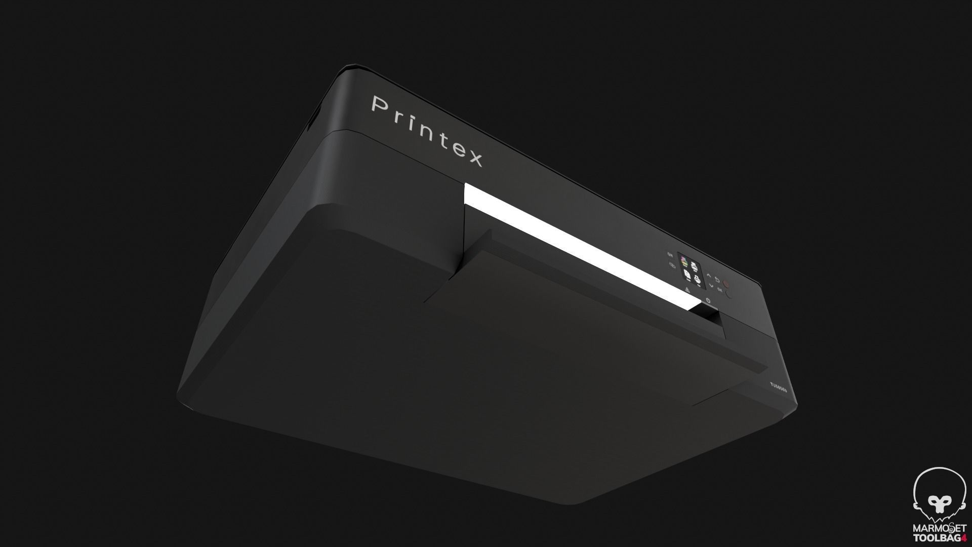 3D model Low Poly Printer VR / AR / low-poly | CGTrader