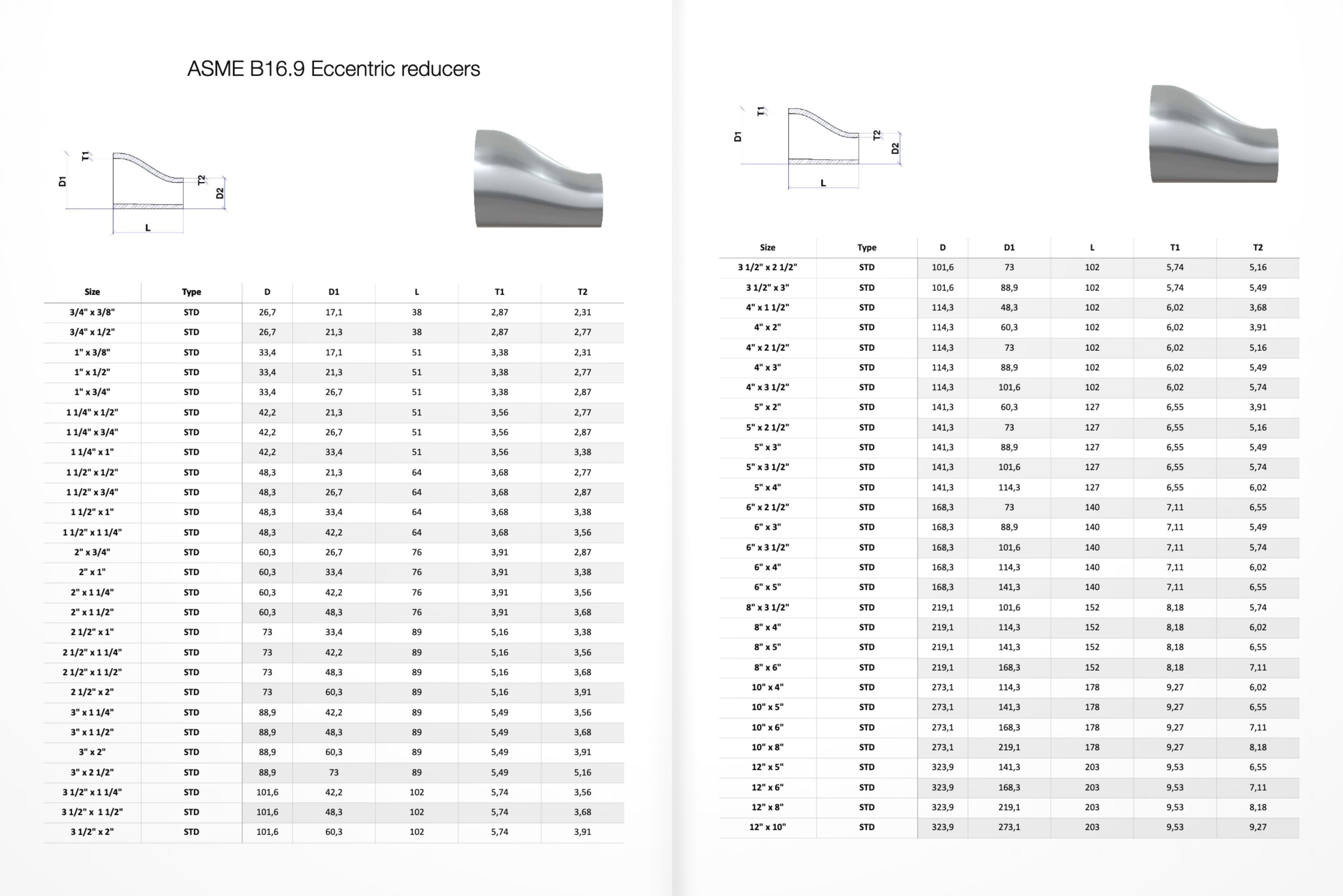 ASME Butt Weld Fittings - 700 Files CAD Collection 3D model | CGTrader