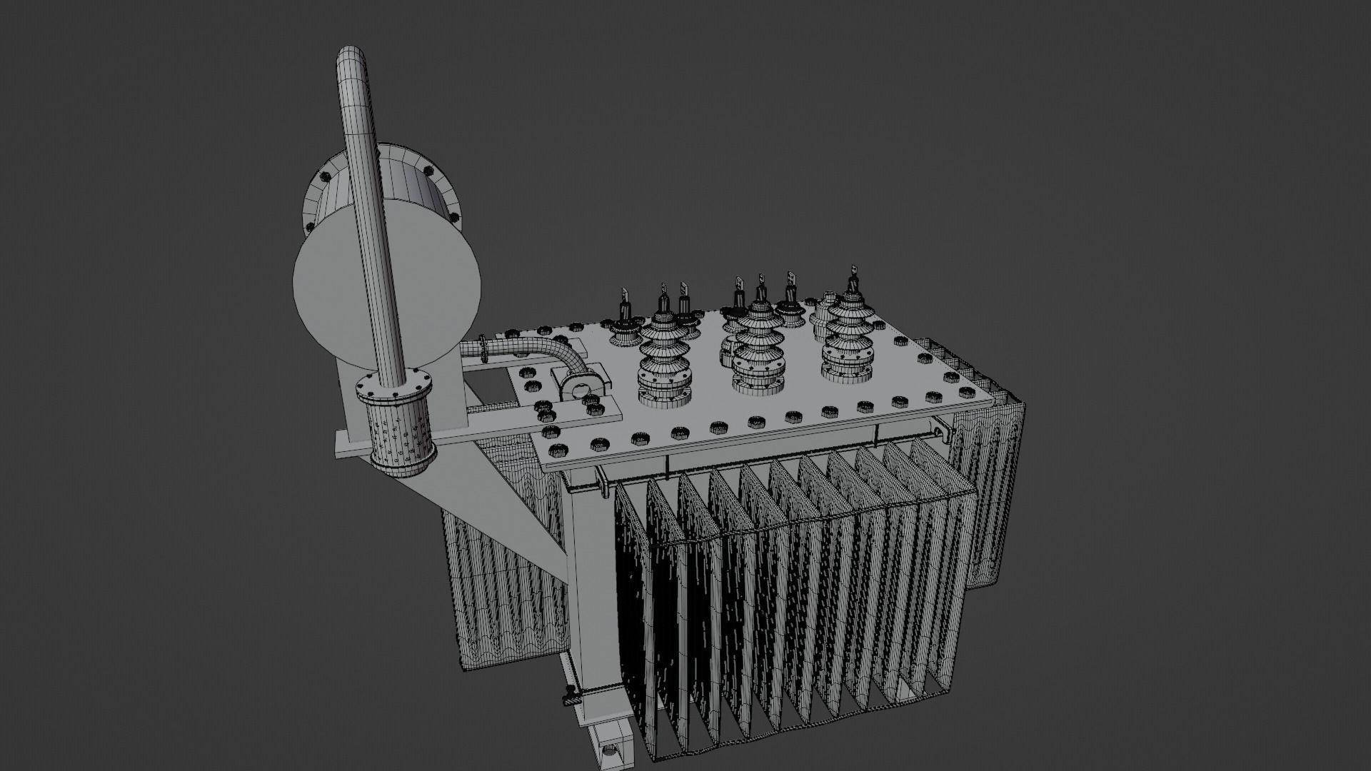 Electrical Transformer free 3D model | CGTrader