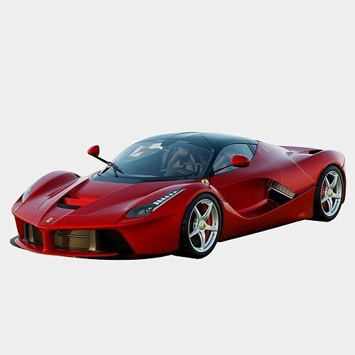 3D model Ferrari LaFerrari 2014 Basic Trim VR / AR / low-poly | CGTrader