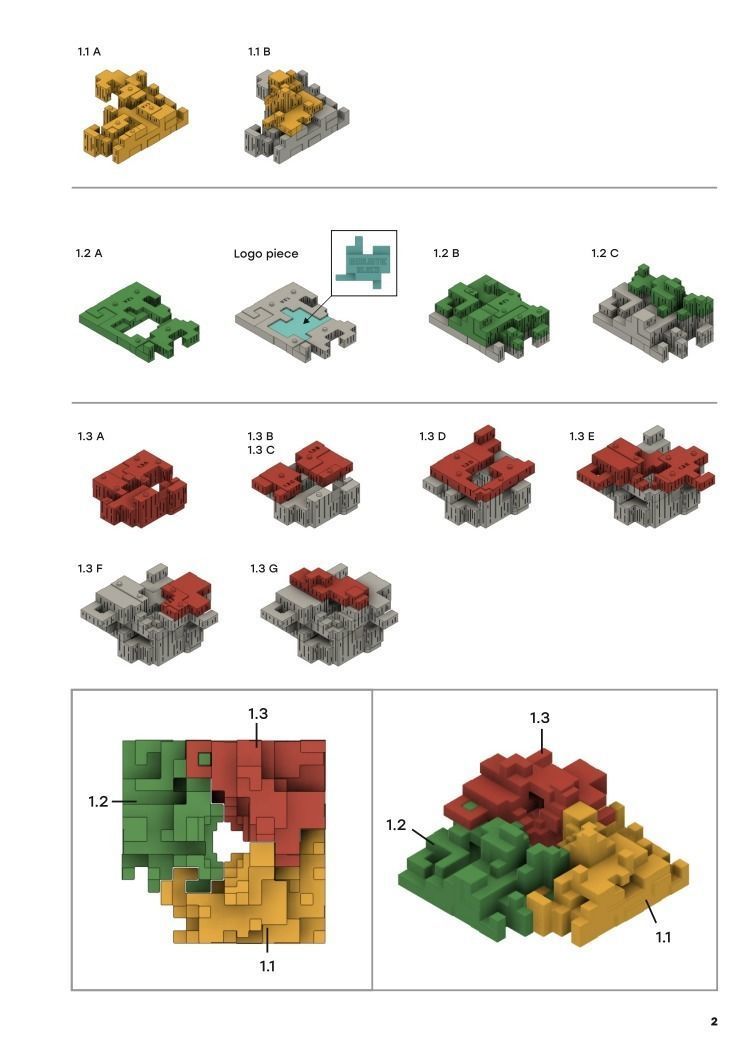 Most Realistic Minecraft block LAMP and 3D PUZZLE 3D model 3D printable ...