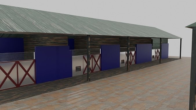 3D model Horse Stable VR / AR / low-poly | CGTrader