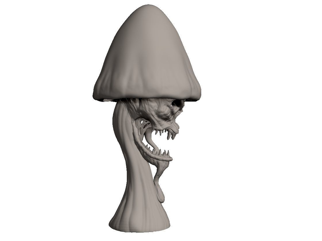 undead mushroom miniature 3d print stl model 3D model 3D printable ...