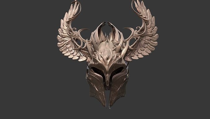 Noble Knight helmet 3D model | CGTrader