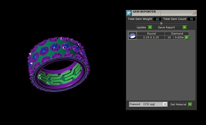 Rings 3D model 3D printable | CGTrader