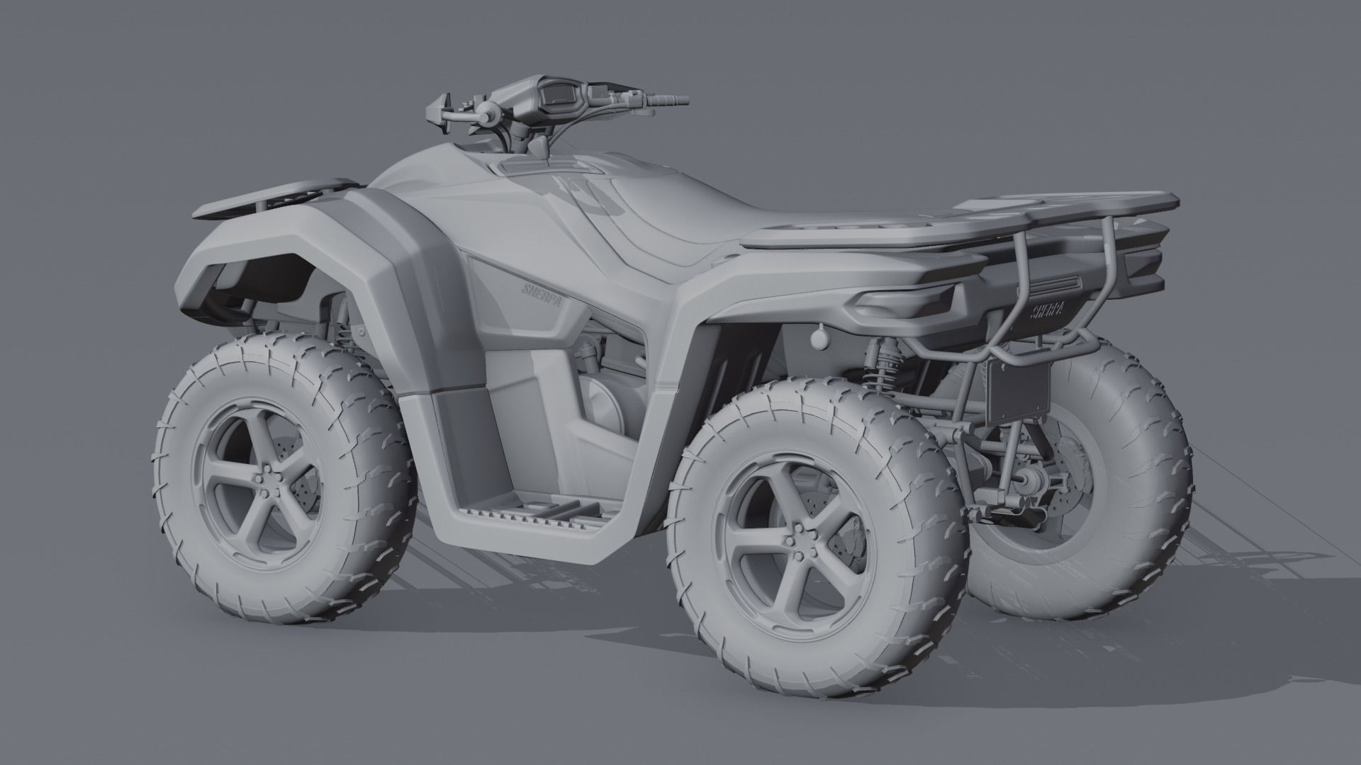 Generic Work Quad 3D model | CGTrader