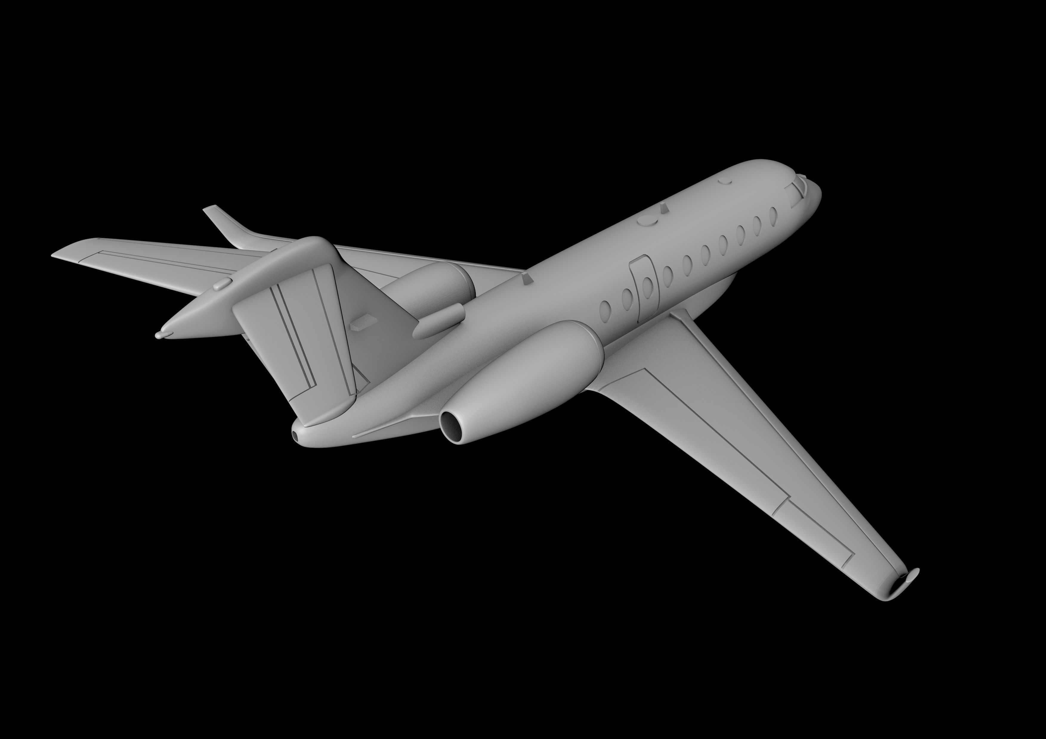 GULFSTEAM G280 SCALE 1-48 READY TO PRINT STL FILES 3D model 3D ...