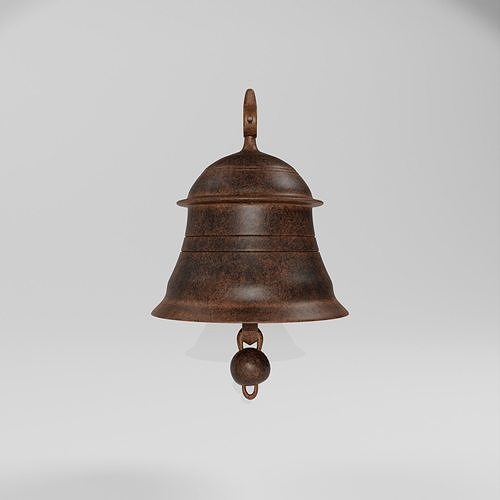 Rustic Temple Bell 3D model | CGTrader