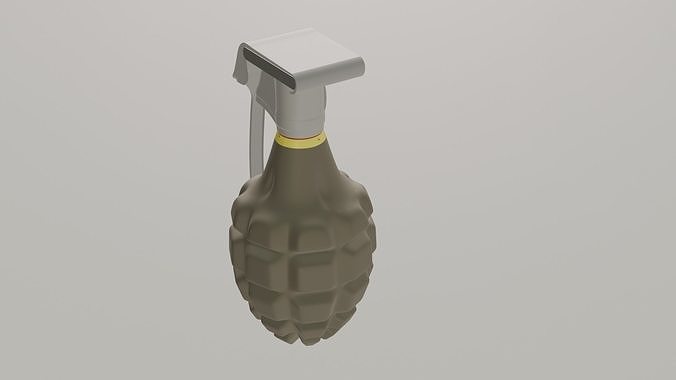 3D model Mk2 Grenade VR / AR / low-poly | CGTrader