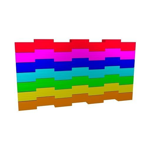 3D model Stylish Rainbow Symbol V1 002 VR / AR / low-poly | CGTrader