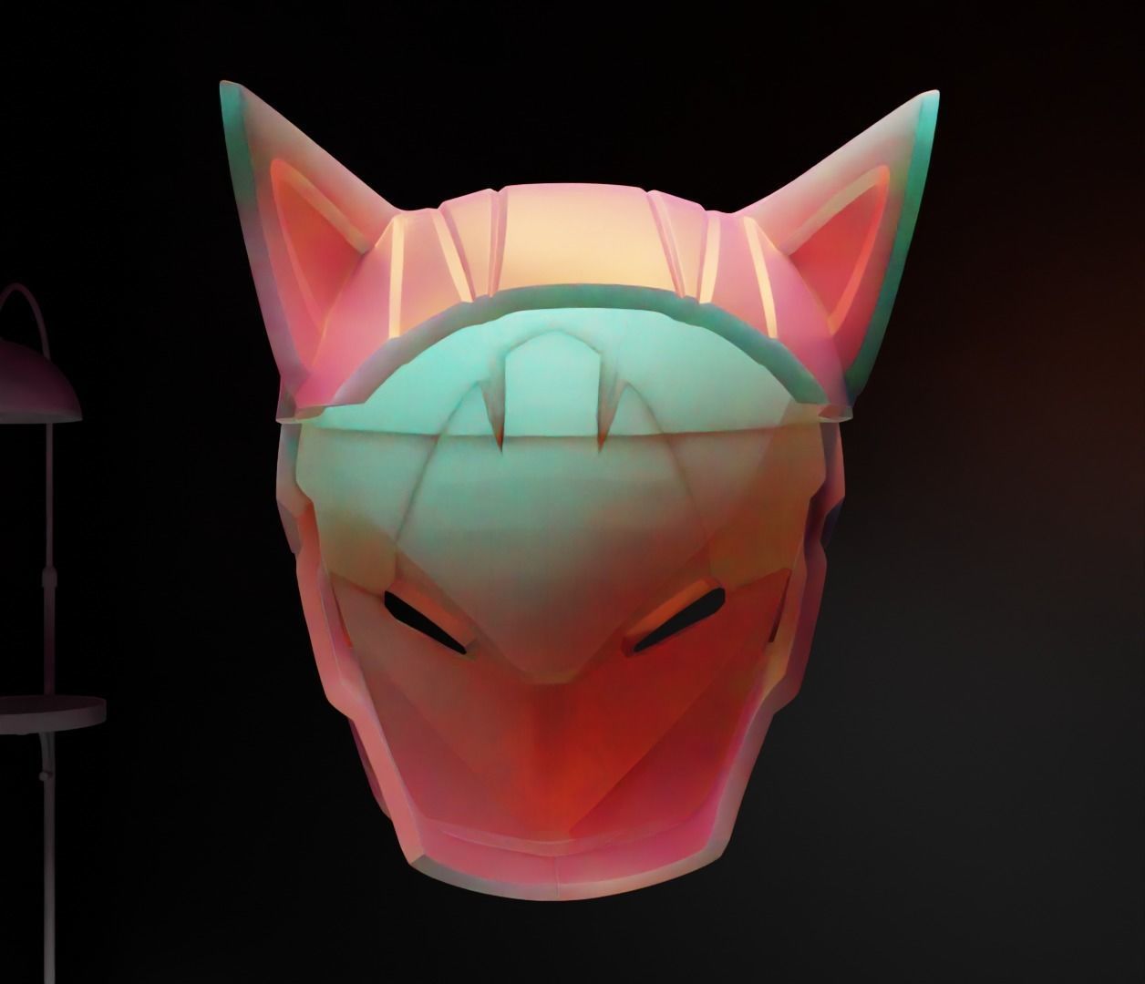 Fortnite Lynix Cosplay Mask - Lynix Costume Mask 3D model 3D printable ...