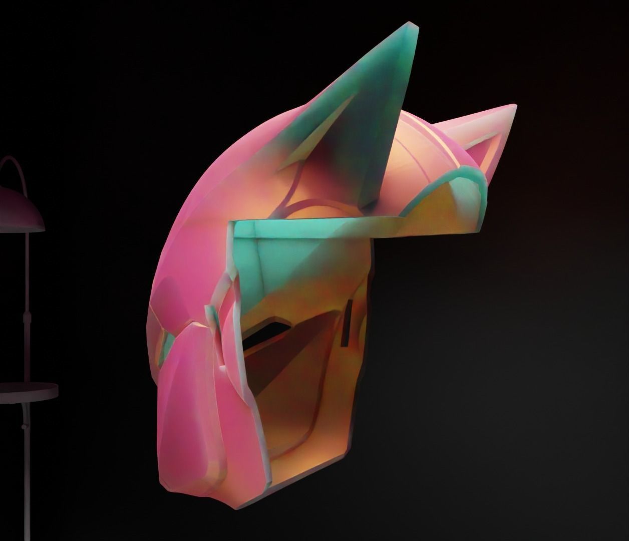 Fortnite Lynix Cosplay Mask - Lynix Costume Mask 3D model 3D printable ...