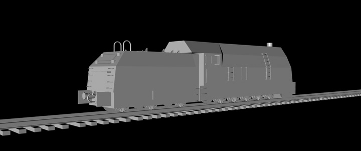 Panzerlok unitypackage 3D model | CGTrader