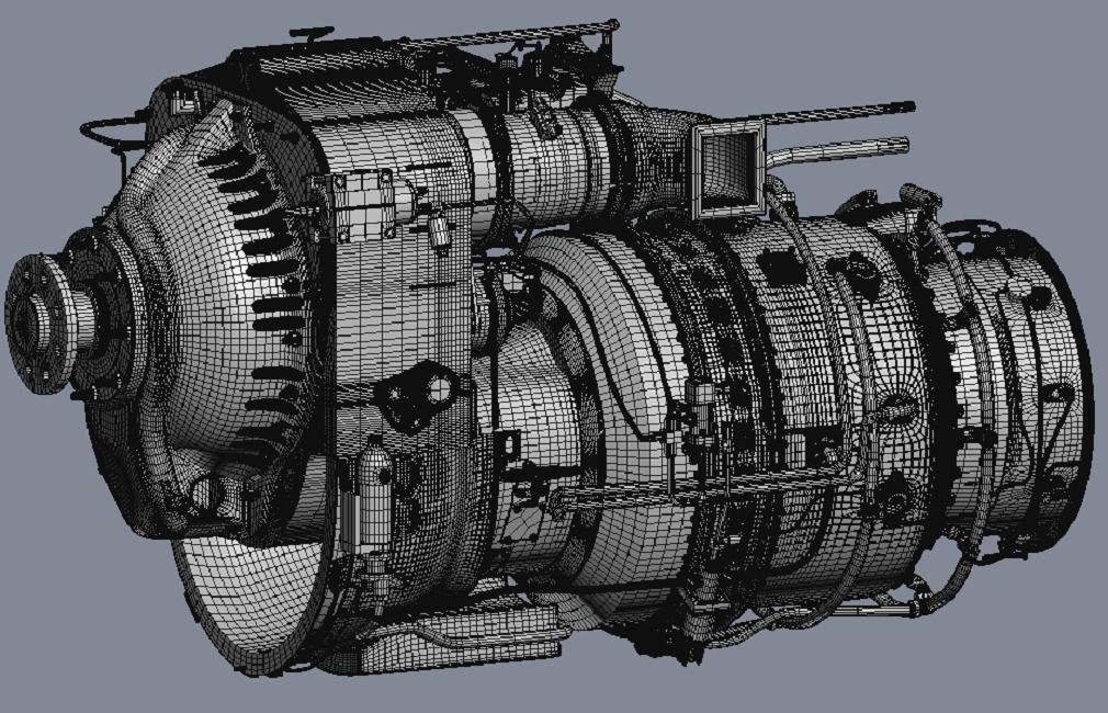Engine TPE331 3D model | CGTrader