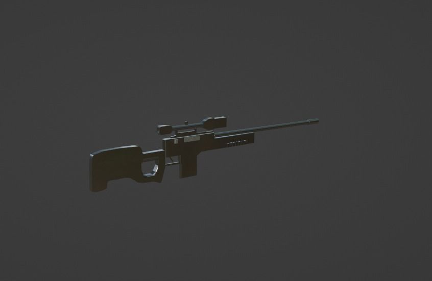 3D model 3D AWP MODEL VR / AR / low-poly | CGTrader