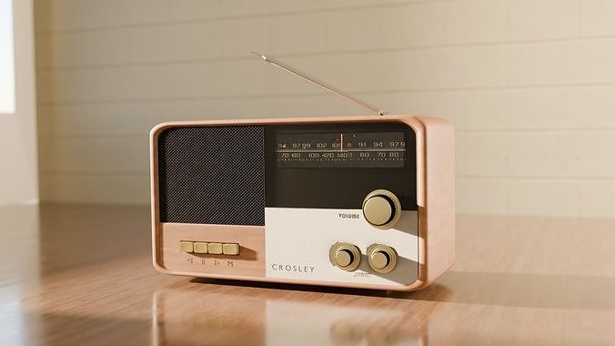 Old Clasic Radio 3D model | CGTrader