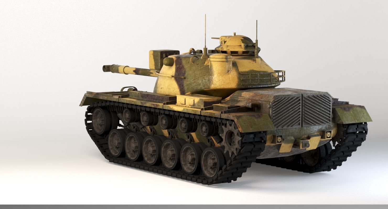 M48 Patton Tank 3D model | CGTrader