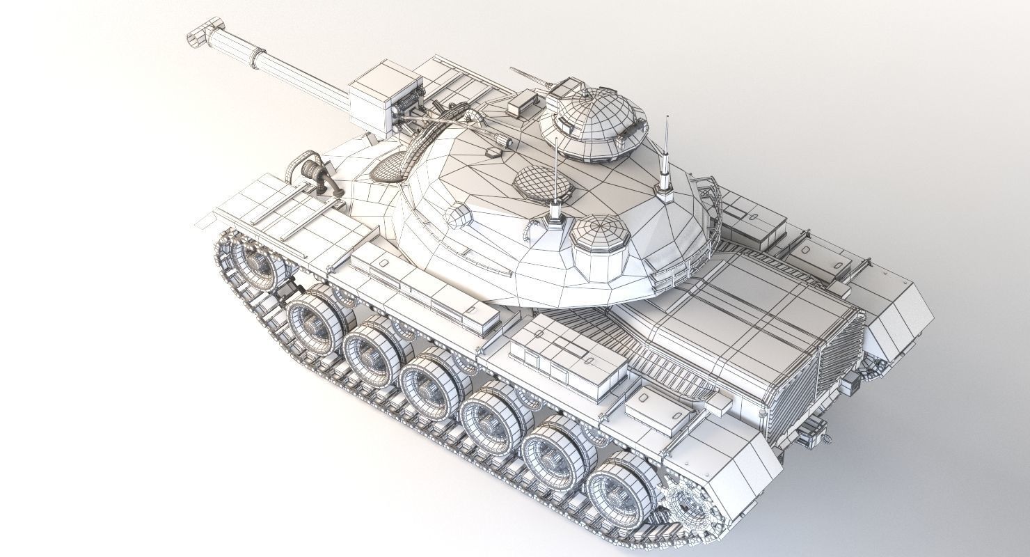 M48 Patton Tank 3D model | CGTrader